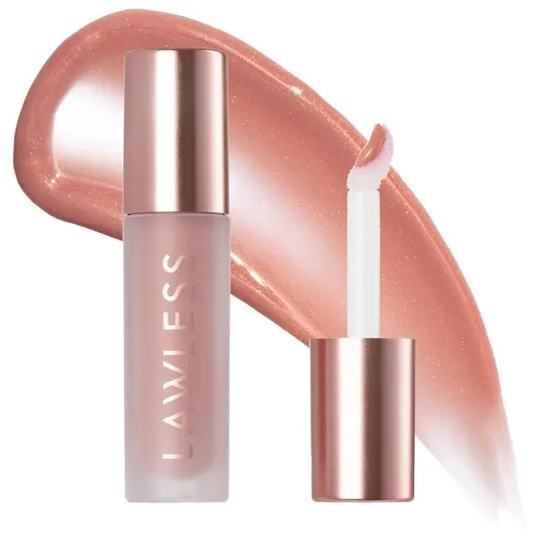 LAWLESS Forget The Filler Lip Plumper Line Smoothing Gloss - Nudie