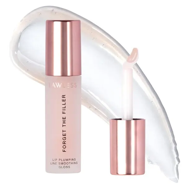 LAWLESS Forget The Filler Lip Plumper Line Smoothing Gloss - Rosy Outlook