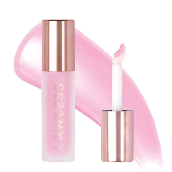 LAWLESS Forget The Filler Lip Plumper Line Smoothing Gloss - Strawberry Milkshake