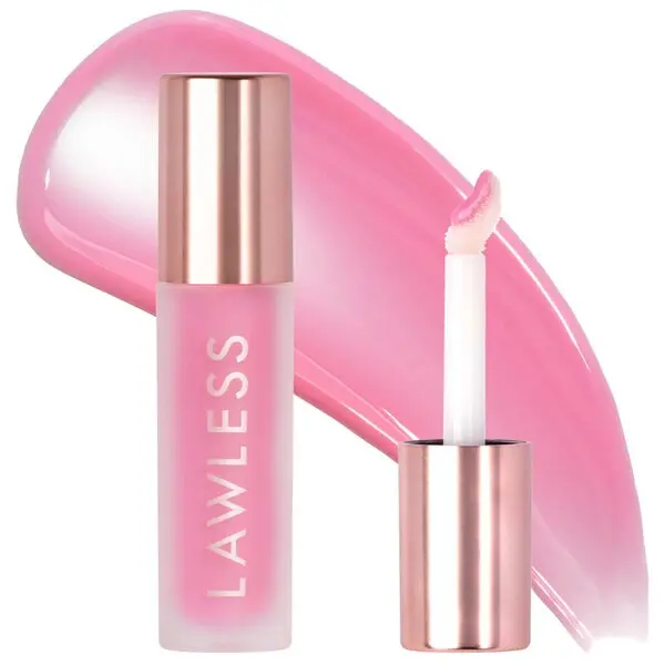 LAWLESS Forget The Filler Lip Plumper Line Smoothing Gloss - Velvet Daisy