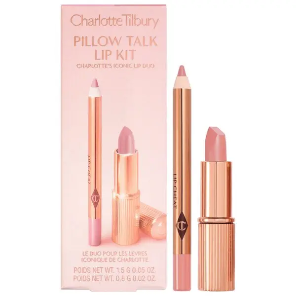 Charlotte Tilbury Mini Lipstick & Liner Set - Pillow Talk Fair