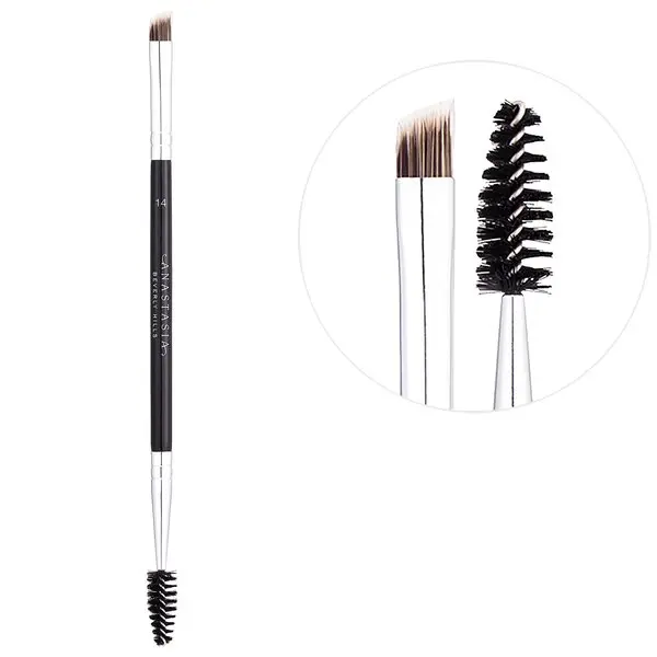 ANASTASIA BEVERLY HILLS Dual-ended Filling And Detailing Eyebrow Brush #14 - One-color
