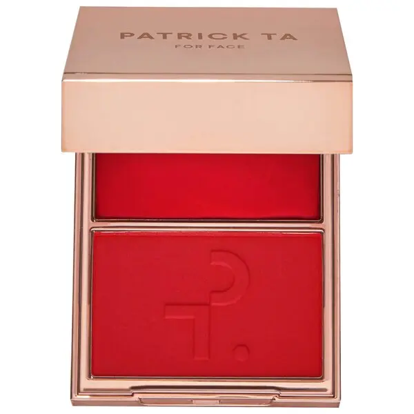 Patrick Ta Major Headlines Double-take Crème & Powder Blush Duo - She Left Me On Red