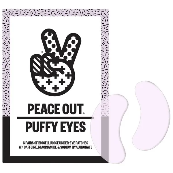PEACE OUT Puffy Under-eye Patches - One-color
