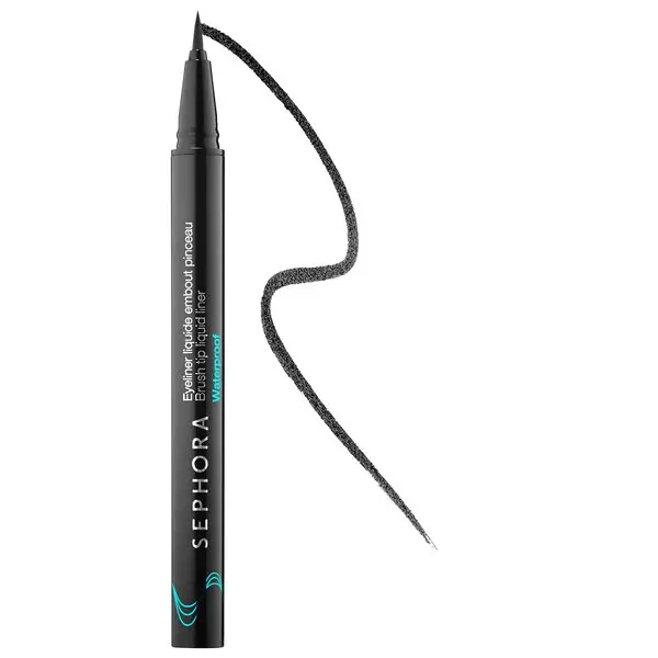 SEPHORA COLLECTION Hot Line Brush Tip Waterproof Liquid Eyeliner - 01 Black