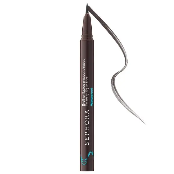 SEPHORA COLLECTION Hot Line Brush Tip Waterproof Liquid Eyeliner - 02 Brown