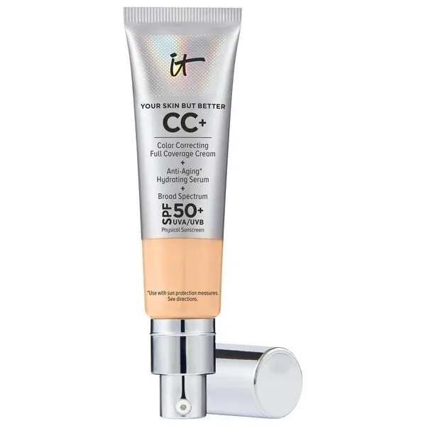 IT COSMETICS Cc+ Cream Full Coverage Color Correcting Foundation With Spf 50 - Light Medium Warm