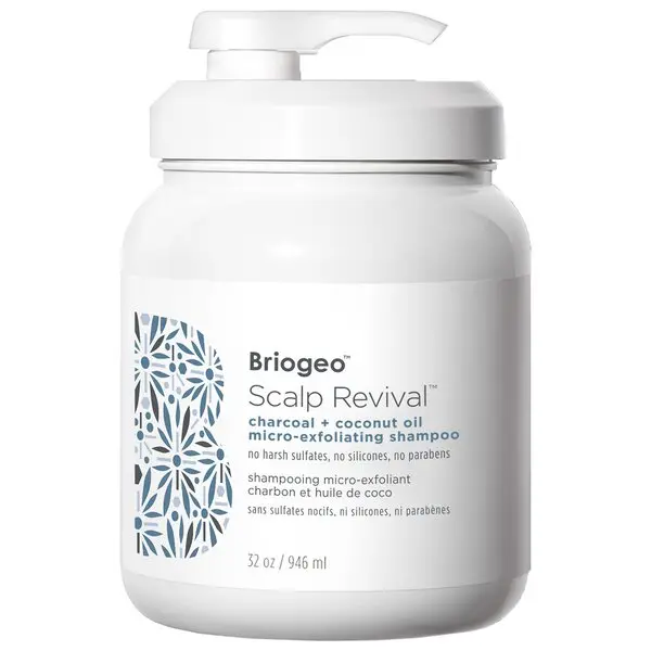 BRIOGEO Scalp Revival Charcoal + Coconut Oil Micro-exfoliating Scalp Scrub Shampoo - One-color