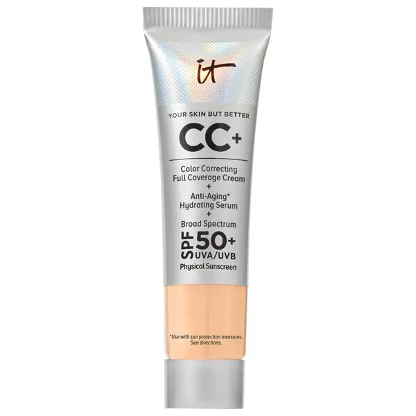 IT COSMETICS Mini Cc+ Cream Full Coverage Color Correcting Foundation With Spf 50 - Light Medium Warm