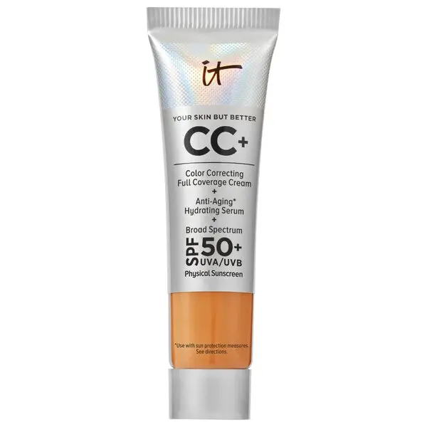 IT COSMETICS Mini Cc+ Cream Full Coverage Color Correcting Foundation With Spf 50 - Tan Rich