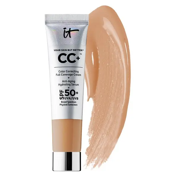 IT COSMETICS Mini Cc+ Cream Full Coverage Color Correcting Foundation With Spf 50 - Tan