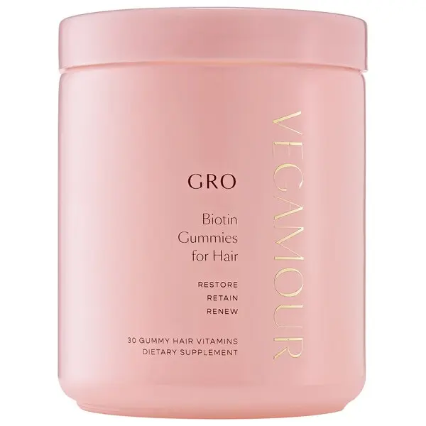 VEGAMOUR Gro Biotin Gummies For Thinning Hair - One-color