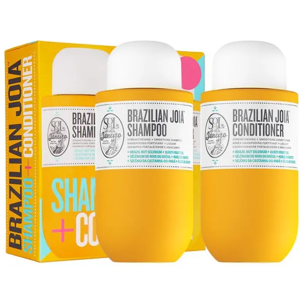 SOL DE JANEIRO Brazilian Joia Strengthening + Smoothing Shampoo + Conditioner Set