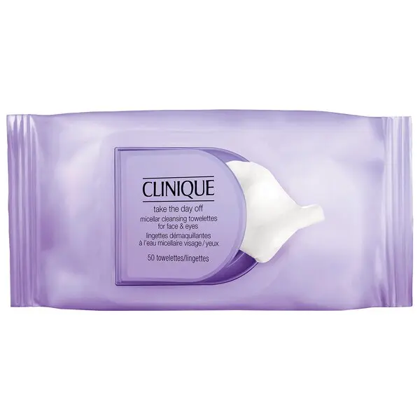 CLINIQUE Take The Day Off Micellar Cleansing Makeup Remover Wipes For Face & Eyes - One-color