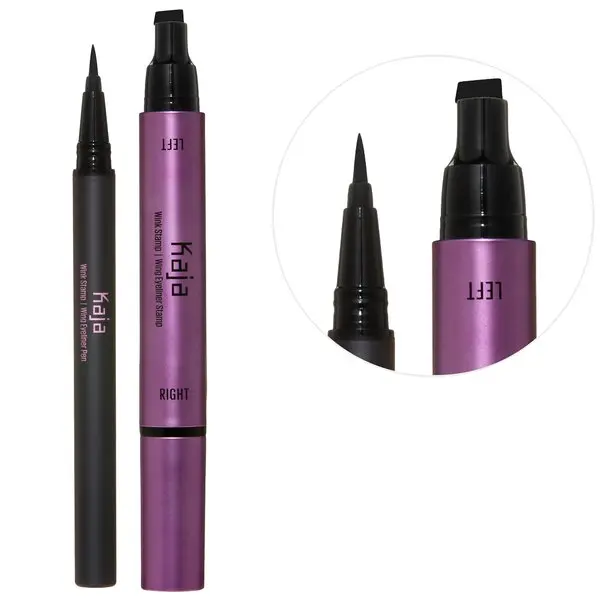KAJA Wink Stamp Original Waterproof Wing Eyeliner Stamp & Pen - Original Ink Black