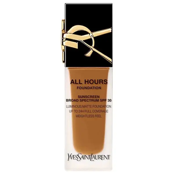 Saint Laurent All Hours Luminous Natural Matte Foundation 24h Longwear Spf 30 With Hyaluronic Acid - Dw4
