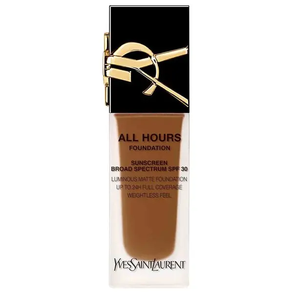 Saint Laurent All Hours Luminous Natural Matte Foundation 24h Longwear Spf 30 With Hyaluronic Acid - Dw6