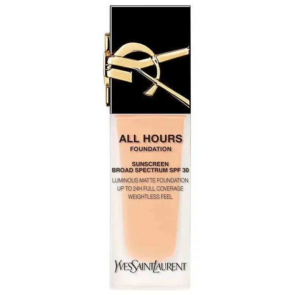Saint Laurent All Hours Luminous Natural Matte Foundation 24h Longwear Spf 30 With Hyaluronic Acid - Lc5