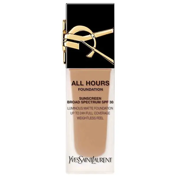 Saint Laurent All Hours Luminous Natural Matte Foundation 24h Longwear Spf 30 With Hyaluronic Acid - Mc2