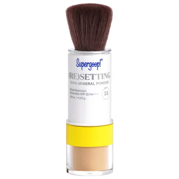 SUPERGOOP 100% Mineral Setting Powder Face Sunscreen Spf 35 - Medium