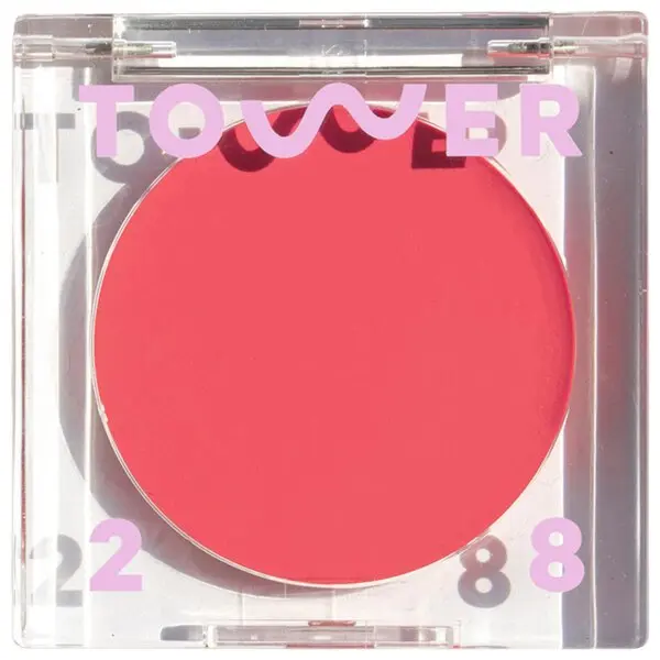 TOWER 28 Beachplease Lip + Cheek Dewy Cream Blush - Happy Hour