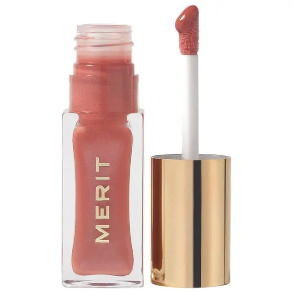 MERIT Shade Slick Classic Hydrating Tinted Lip Oil - Biarritiz
