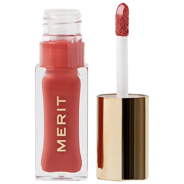 MERIT Shade Slick Classic Hydrating Tinted Lip Oil - Pink Beet
