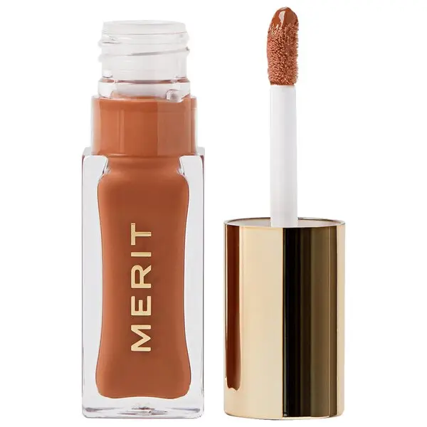 MERIT Shade Slick Classic Hydrating Tinted Lip Oil - Taupe