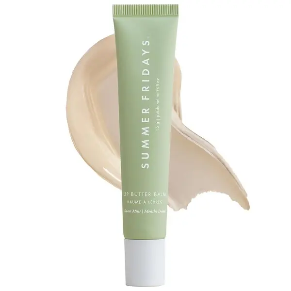 Summer Fridays Lip Butter Balm For Hydration & Shine - Sweet Mint - Sheer Clear