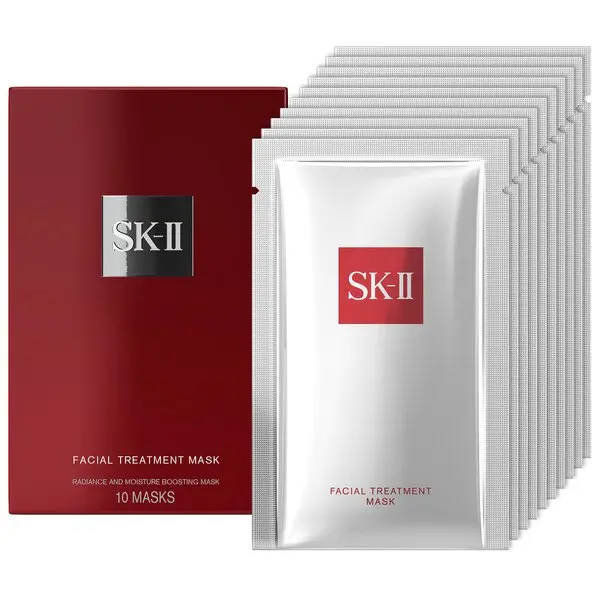 SK-II Brightening Serum Facial Treatment Sheet Masks - One-color