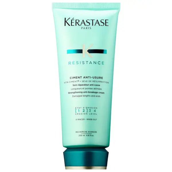 Kerastase Resistance Strengthening Conditioner For Damaged Hair From Heat Styling - One-color