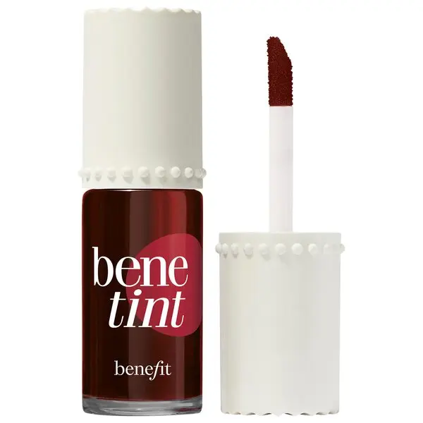 BENEFIT COSMETICS Liquid Lip + Cheek Blush Stain - Dark Cherry
