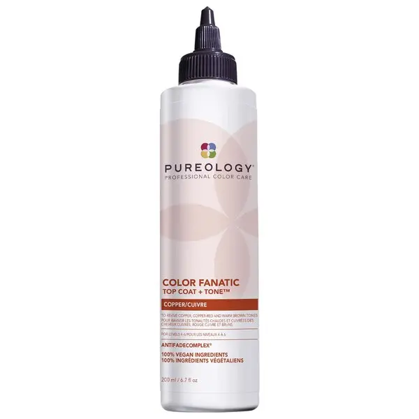 PUREOLOGY Color Fanatic Top Coat + Tone Hair Gloss - Copper