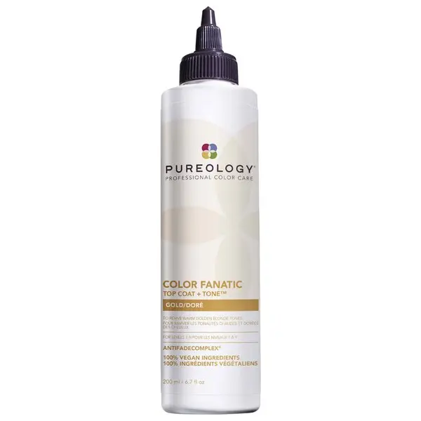 PUREOLOGY Color Fanatic Top Coat + Tone Hair Gloss - Gold