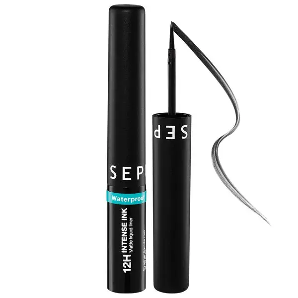 SEPHORA COLLECTION Intense Felt-tip 12hr Liquid Waterproof Eyeliner - 01 Deep Black