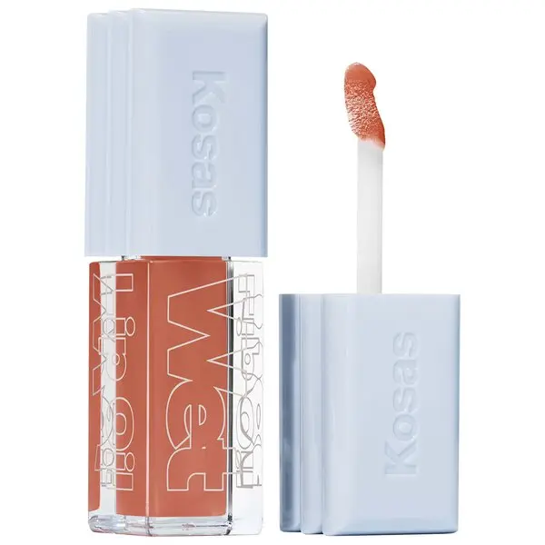 KOSAS Wet Lip Oil Plumping Peptide Lip Treatment Gloss - Bare