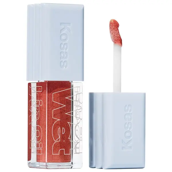 KOSAS Wet Lip Oil Plumping Peptide Lip Treatment Gloss - Dip