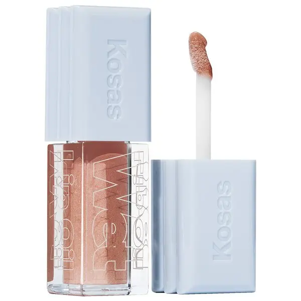 KOSAS Wet Lip Oil Plumping Peptide Lip Treatment Gloss - Unzipped