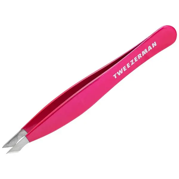 TWEEZERMAN Pink Perfection Pointed Slant Tweezer - One-color