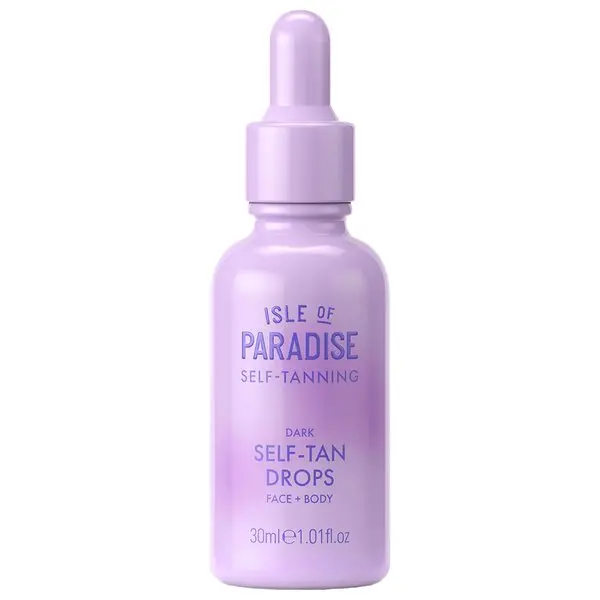 ISLE OF PARADISE Self-tan Face Drops - Dark