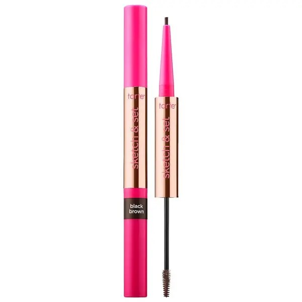 TARTE Sketch & Set Eyebrow Definer Pencil & Tinted Gel - Black Brown