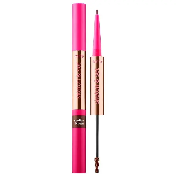 TARTE Sketch & Set Eyebrow Definer Pencil & Tinted Gel - Medium Brown