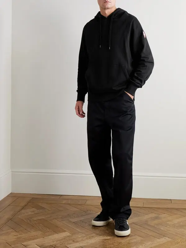 Canada Goose Huron Organic Cotton-jersey Hoodie - Black