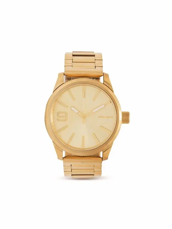DIESEL® Rasp 46mm Watch - Gold