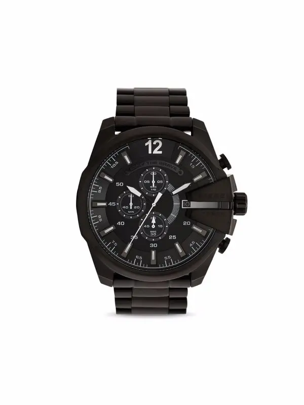 DIESEL® Mega Chief Chronograph Watch - Black
