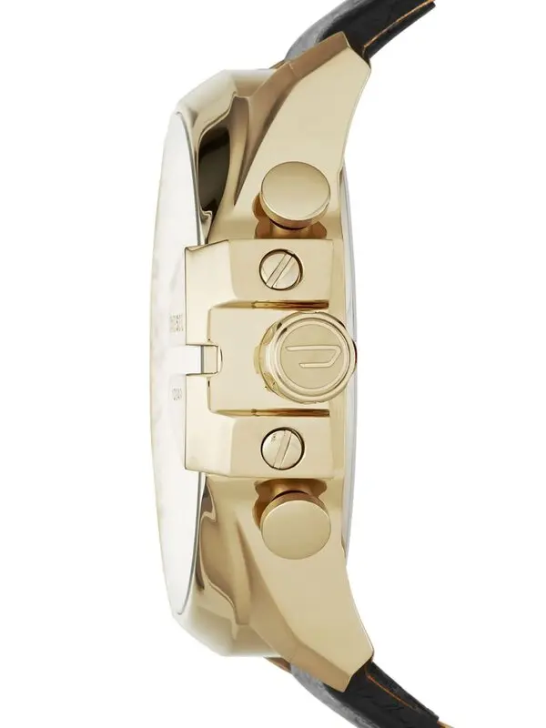 DIESEL® 51mm Mega Chief Strap Watch - Black