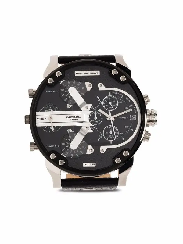 Diesel 57mm Chronograph Watch - Black
