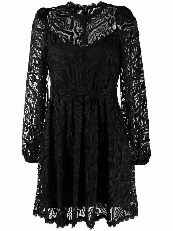 Temperley London Twiggy Lace Dress In Black - 67% Off | Editorialist