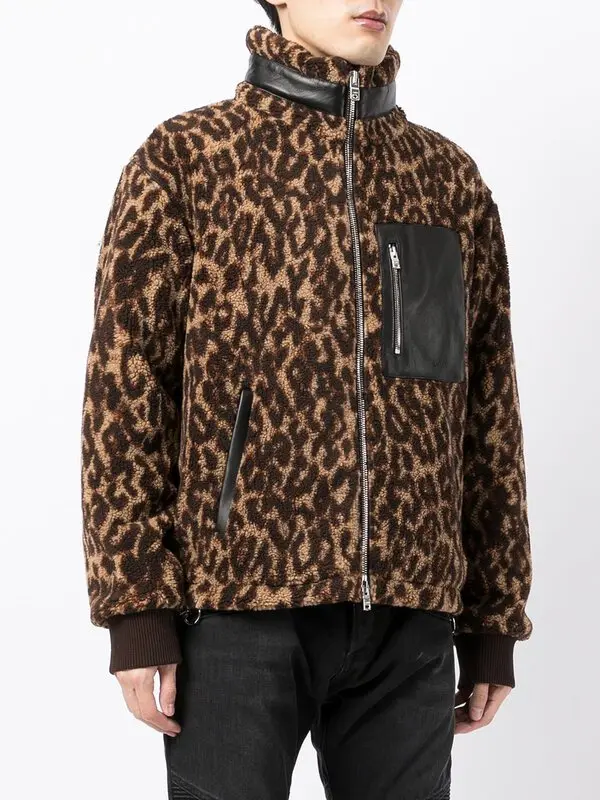 Amiri Leopard-print Bomber Jacket