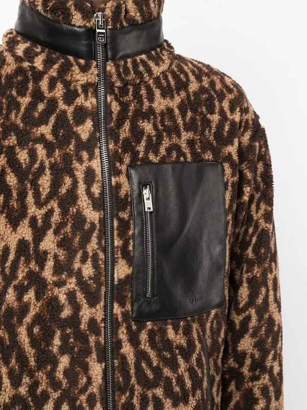 Amiri Leopard-print Bomber Jacket